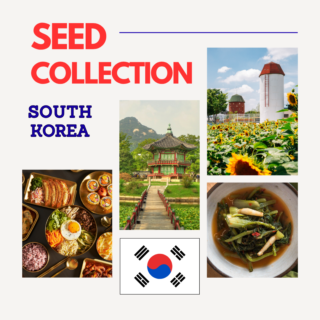 🇰🇷 South Korea Seed Collection Plant staples of Korean cuisine. From l ...