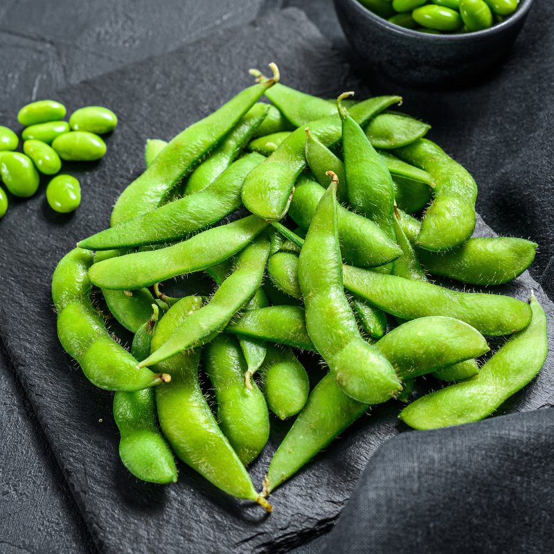 Chiba Green Edamame Bush Bean Seeds – OP (Glycine max) Bushy soybeans ...